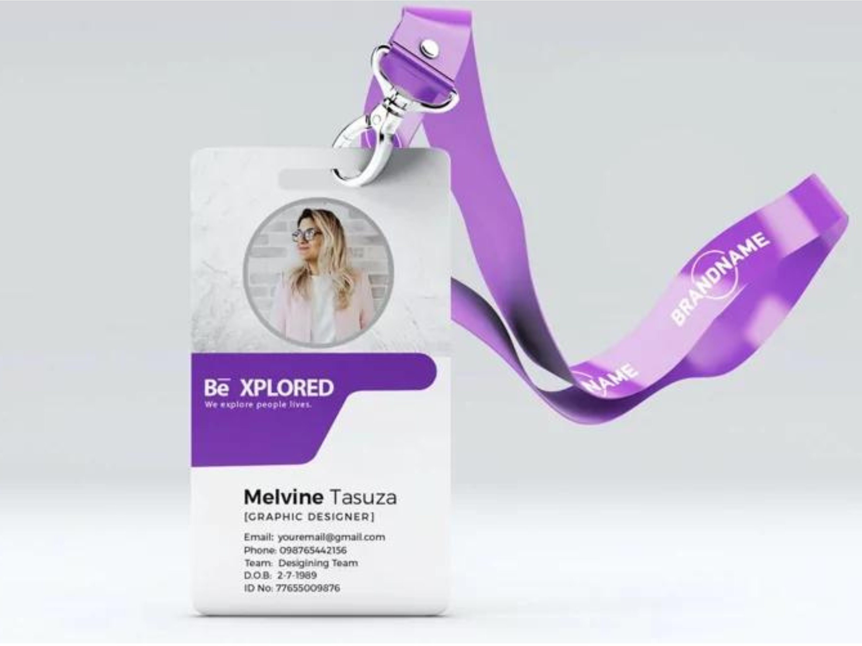 Full Color Plastic Photo ID Badges & PVC Cards - Both Side Printed ...