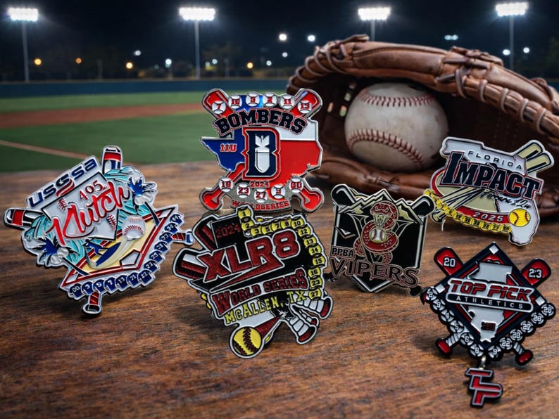 Custom Trading Pins, Personalized Baseball Pin, Custom Lapel Pins, Team ...