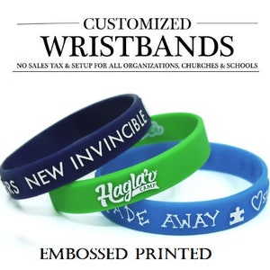 Custom Silicone Bracelet - Make Your Own Rubber Wristbands With CUSTOM ...