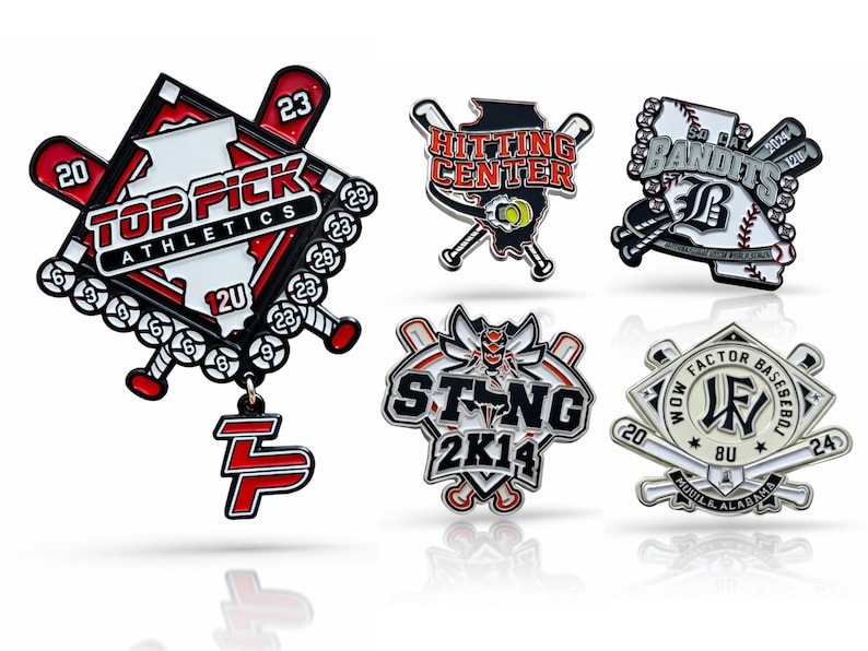 Custom Trading Pins, Personalized Baseball Pin, Custom Lapel Pins, Team ...