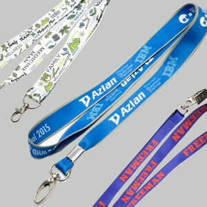 Full Color Custom Lanyards With PVC Card | ID Badge Holder & Pvc Cards ...