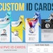 Full Color Plastic Photo ID Badges & PVC Cards - Both Side Printed ...