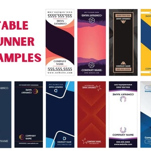 Custom Table Banner | CUSTOM Table Runner, Personalized Table Runner ...