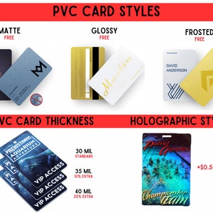 Full Color Plastic Photo ID Badges & PVC Cards - Both Side Printed ...