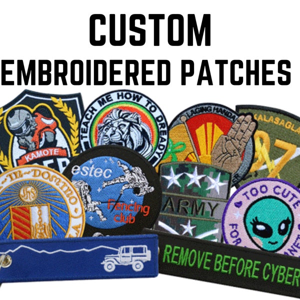 Embroidered Patch - Etsy UK