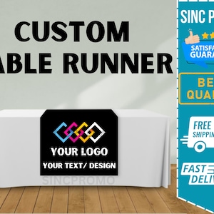 Custom Table Banner | CUSTOM Table Runner, Personalized Table Runner ...