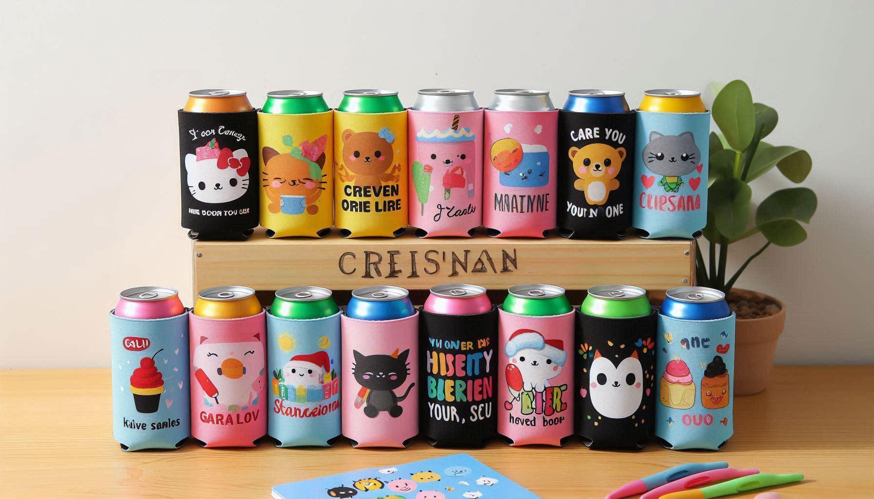Custom Can Coolers - Personalized Drink Holders With Fast Delivery Rush ...