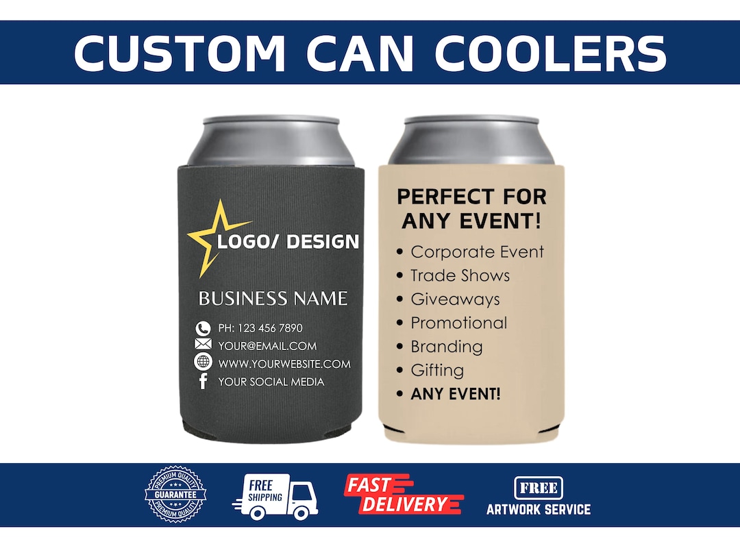 Custom Can Coolers, Personalized Can Coolers, Business Can Coolers ...
