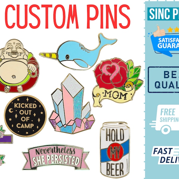 Hard Enamel Pin - Etsy