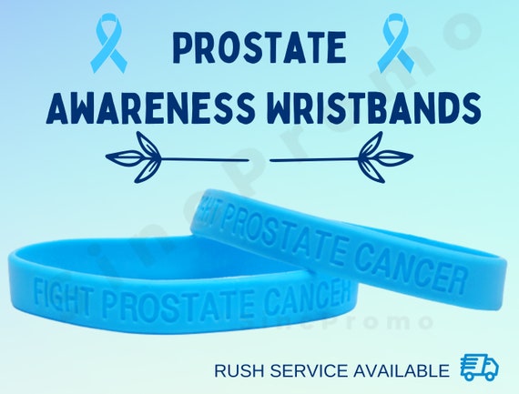 Custom Prostate Wristbands Bracelets for Prostate Cancer - Etsy