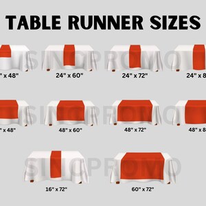 Custom Table Banner | CUSTOM Table Runner, Personalized Table Runner ...