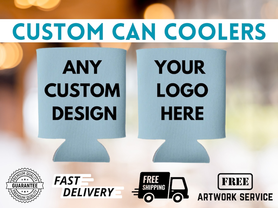Custom Can Coolers, Personalized Can Coolers, Event Can Coolers, Logo ...