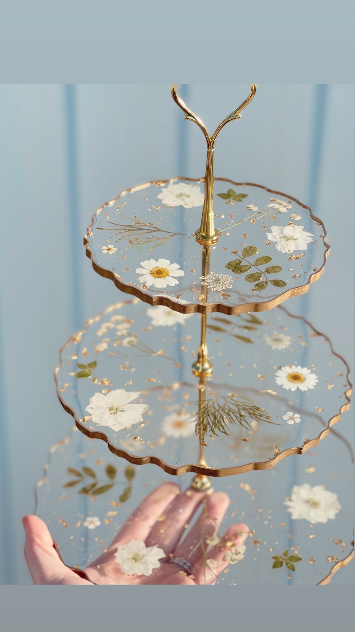 Handmade Resin 3 Tier Dessert Tray - Etsy