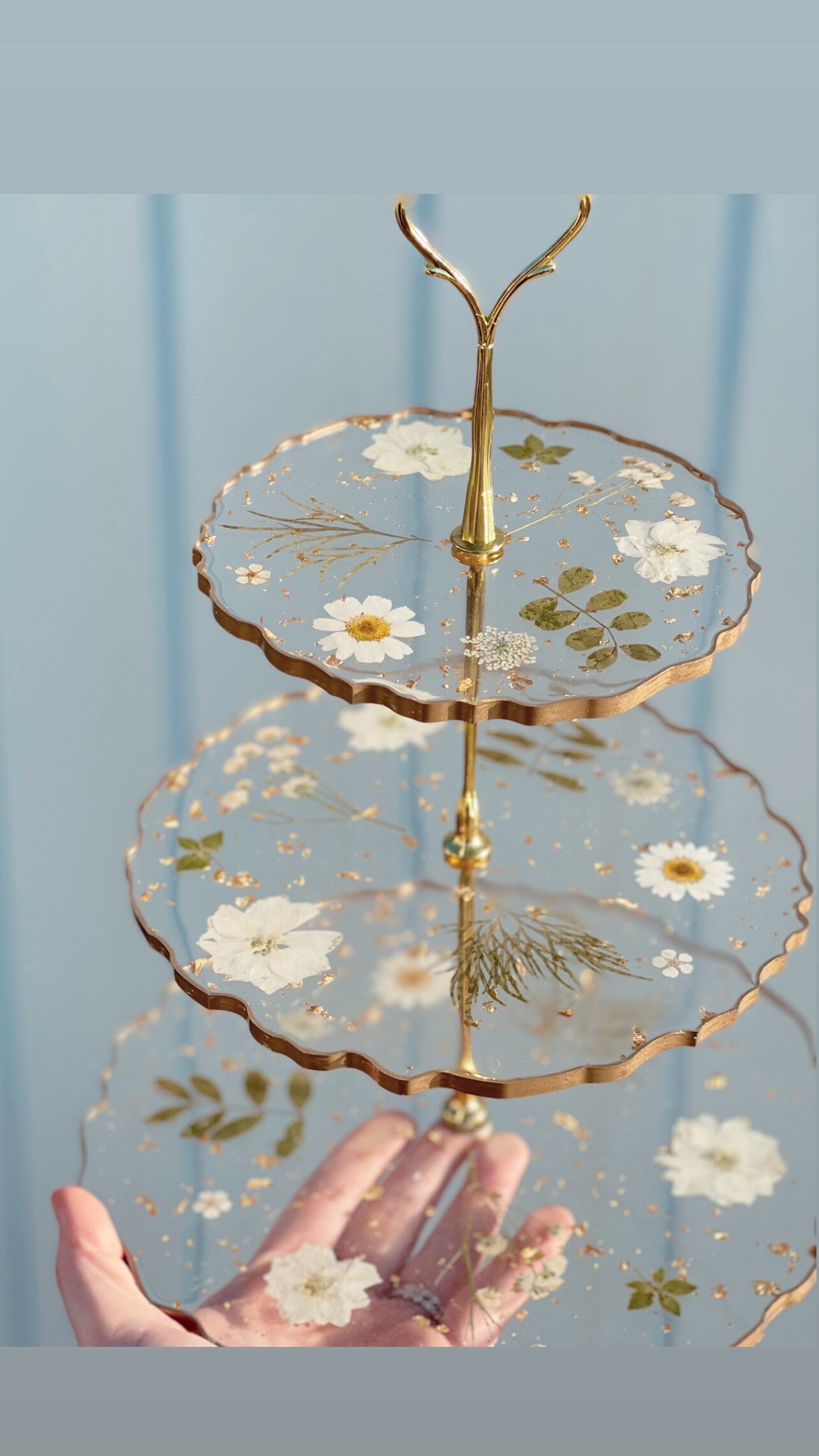 Handmade Resin 3 Tier Dessert Tray - Etsy