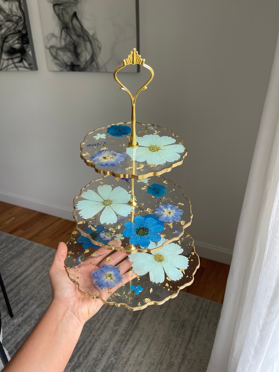 3 Tiered Resin Tray/ Cupcake Stand/ Dessert Stand - Etsy