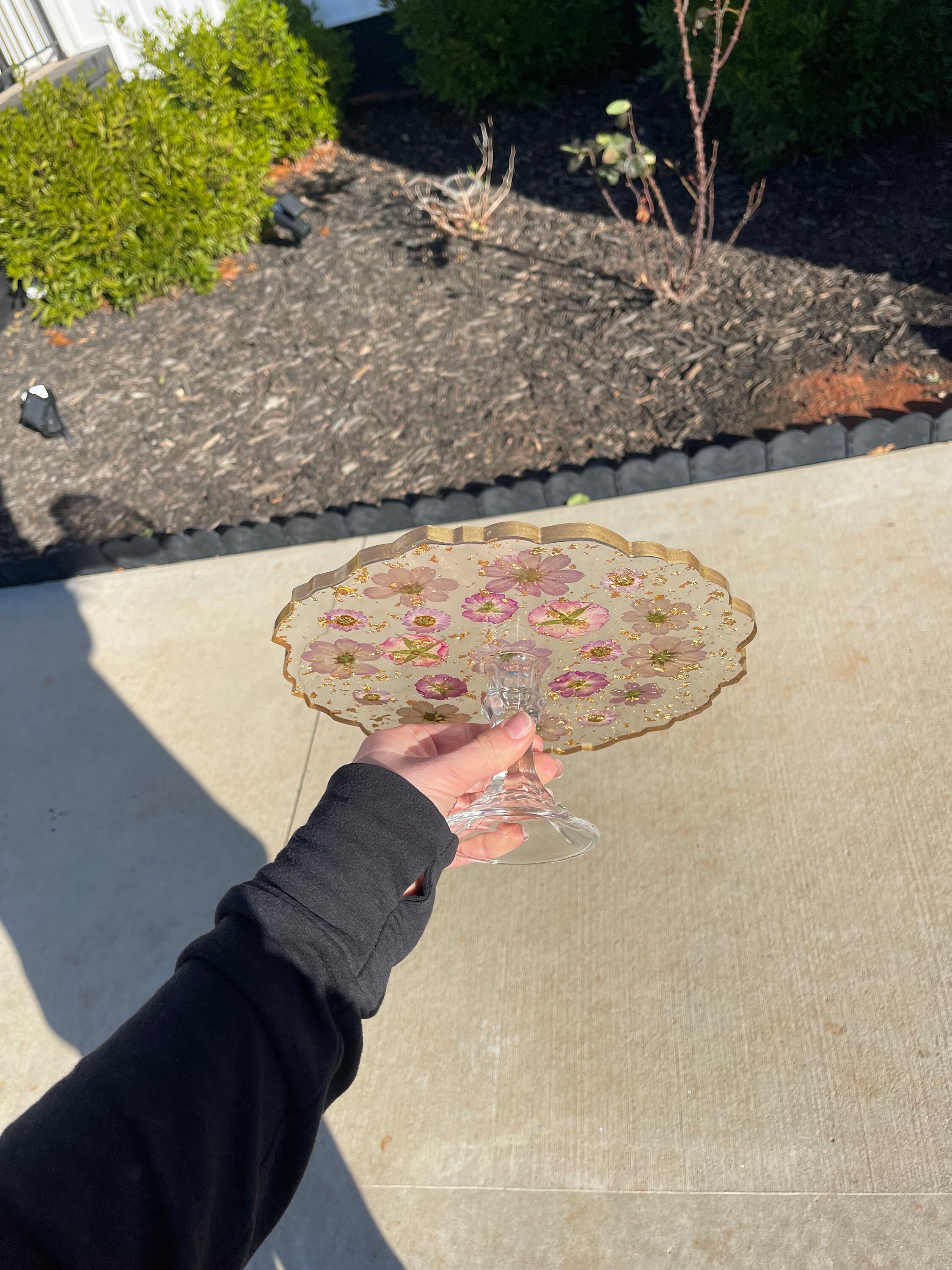Handmade Resin Cake Stand / Dessert Tray/ Resin Tray / Gift - Etsy