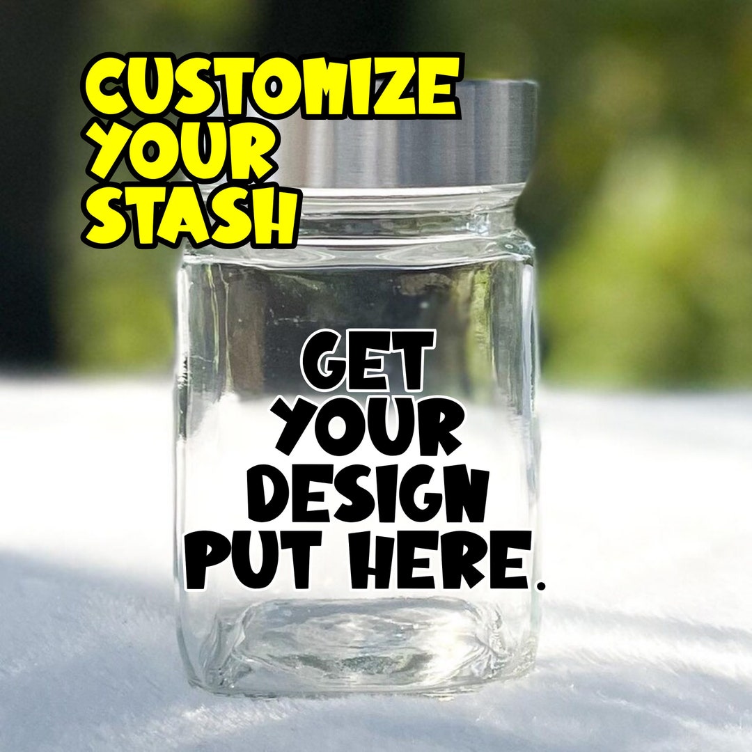 Custom Weed Jars 420 Jars Stash Jars Stashjars Cannabis Containers ...