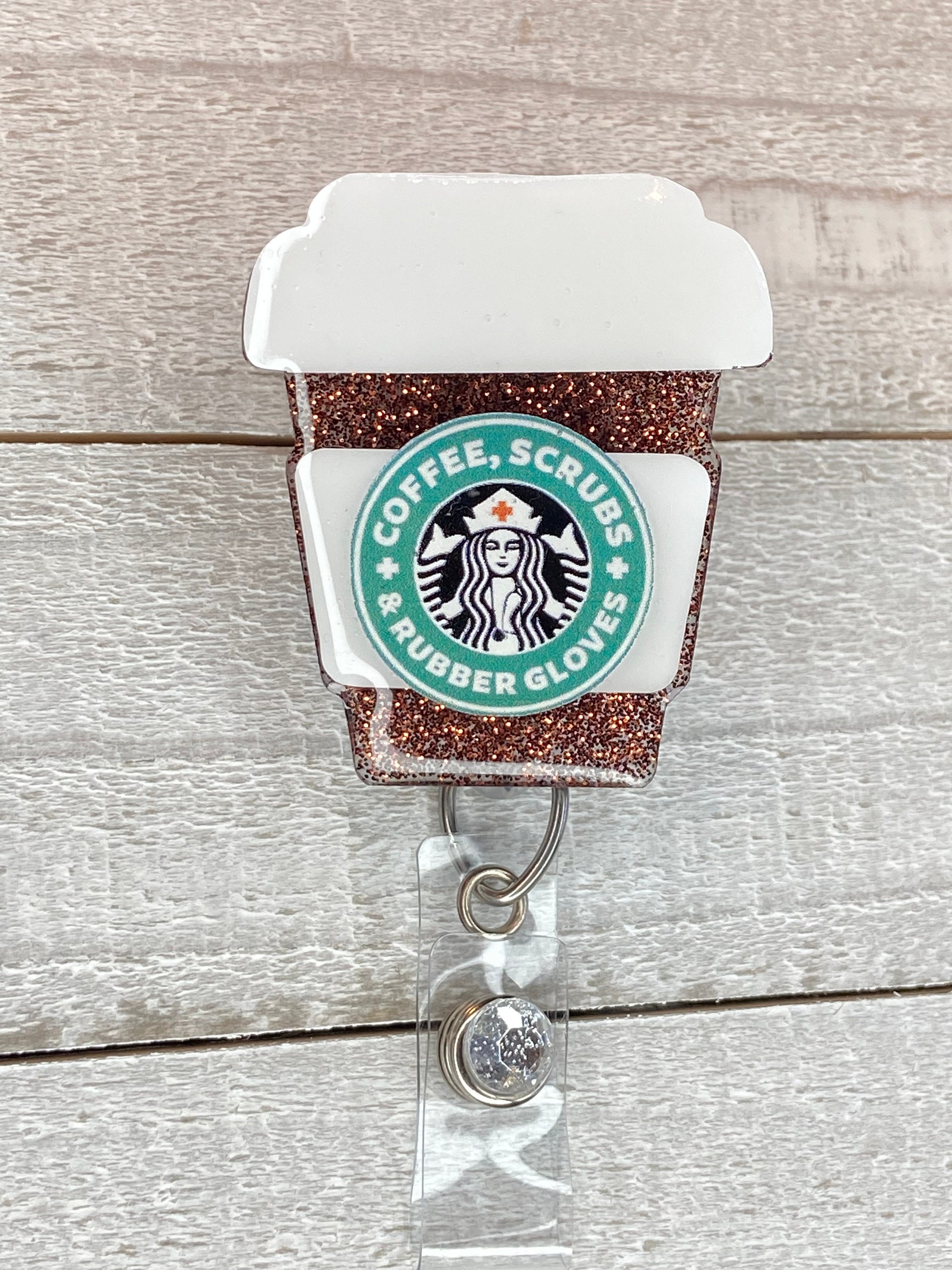 Coffee Badge Reel Coffee Lovers Badge Reel Coffee and - Etsy