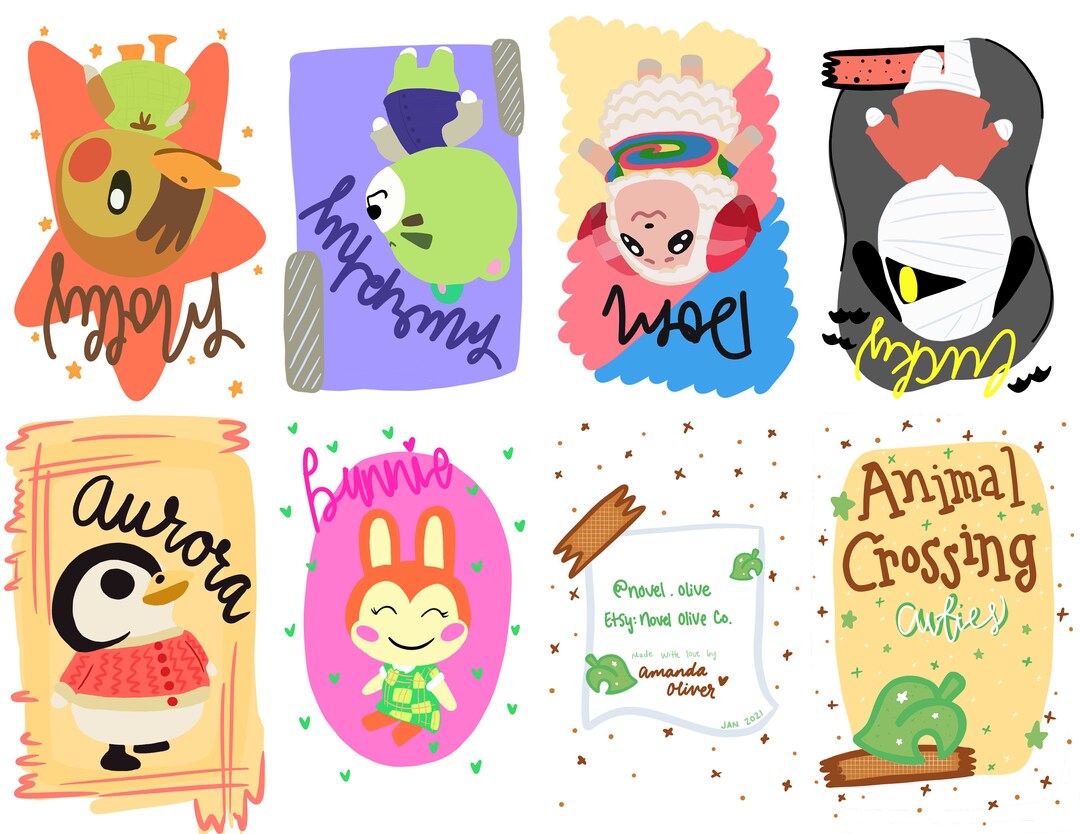 DIGITAL COPY Animal Crossing Cuties Zine Mini Animal Crossing Zine ...