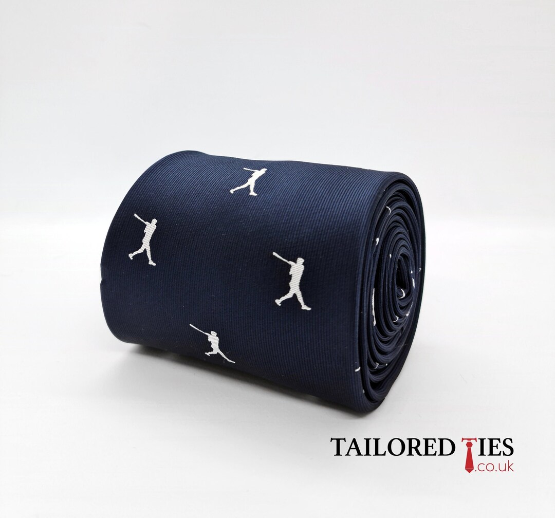 Baseball Tie | Navy Blue Baseball Tie | Navy Mens Tie | Women's Tie ...
