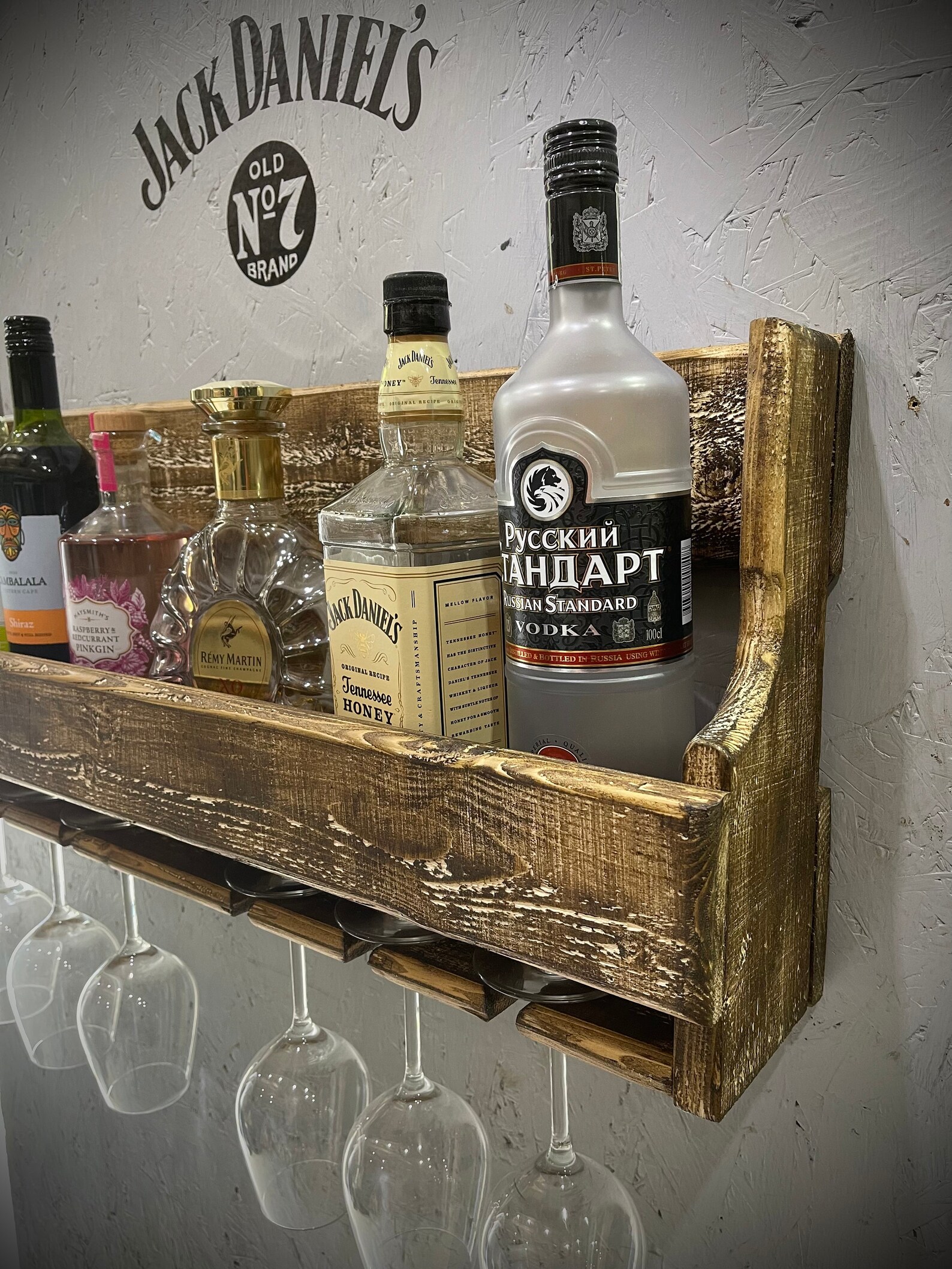 75cm Floating Home Bar/ Wine or Spirit Rack Straight Front - Etsy UK