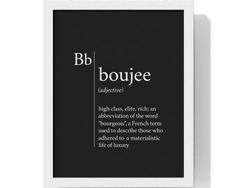 Boujee Poster - Etsy