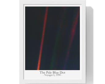 Pale Blue Dot Poster - Etsy