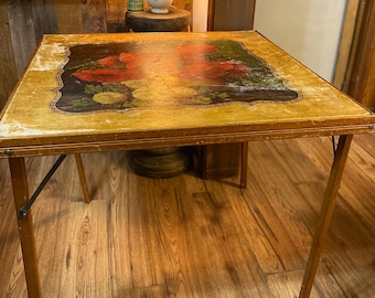 Antique Folding Table | Etsy