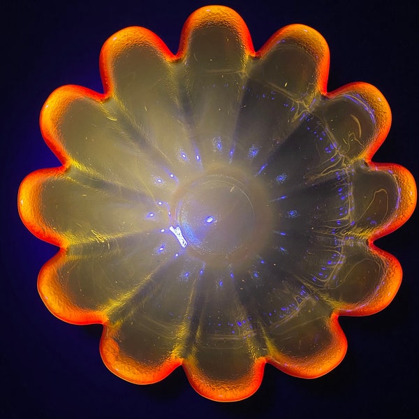 Glass That Glow Orange Under Uv Light - Etsy