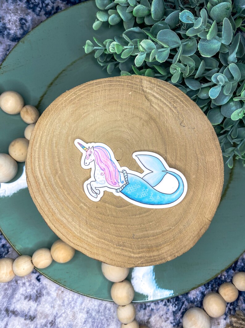 Mermicorn // Unimaid // Sticker - Etsy