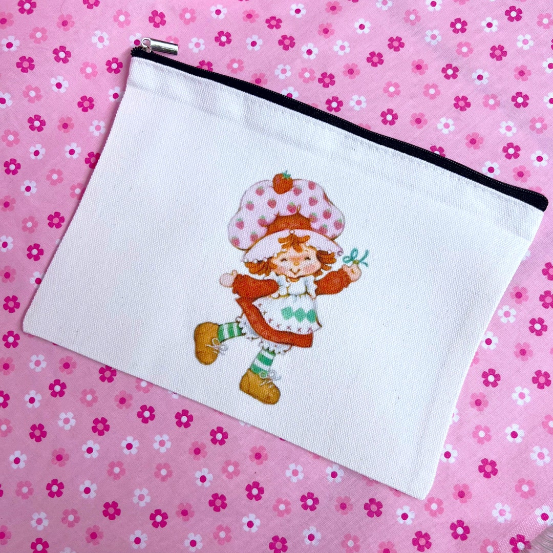 Strawberry Shortcake Canvas Cosmetics Makeup Bag - Etsy