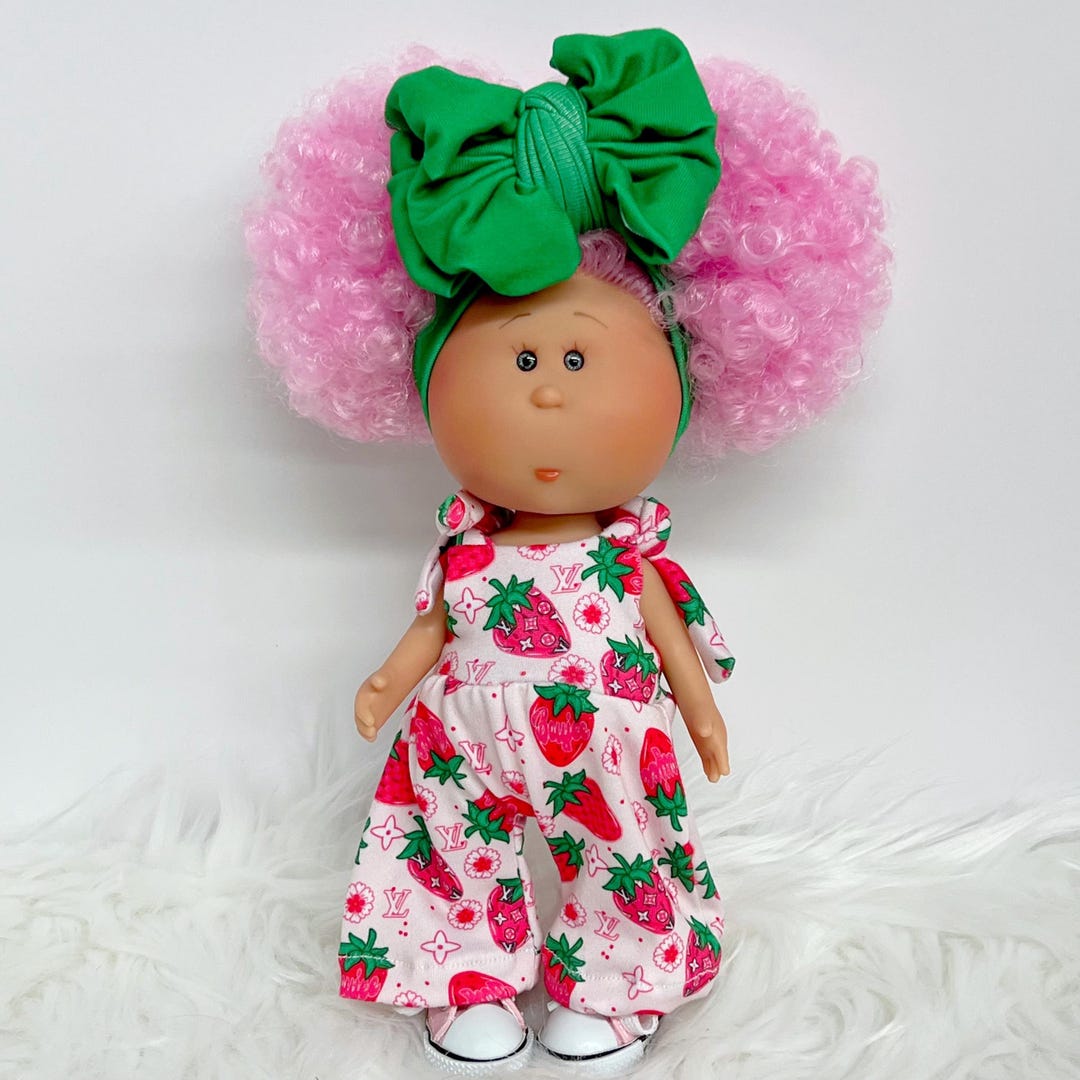 Nines Artesanals D'onil Custom 9 Little Mini Mia Strawberry Girl Doll ...