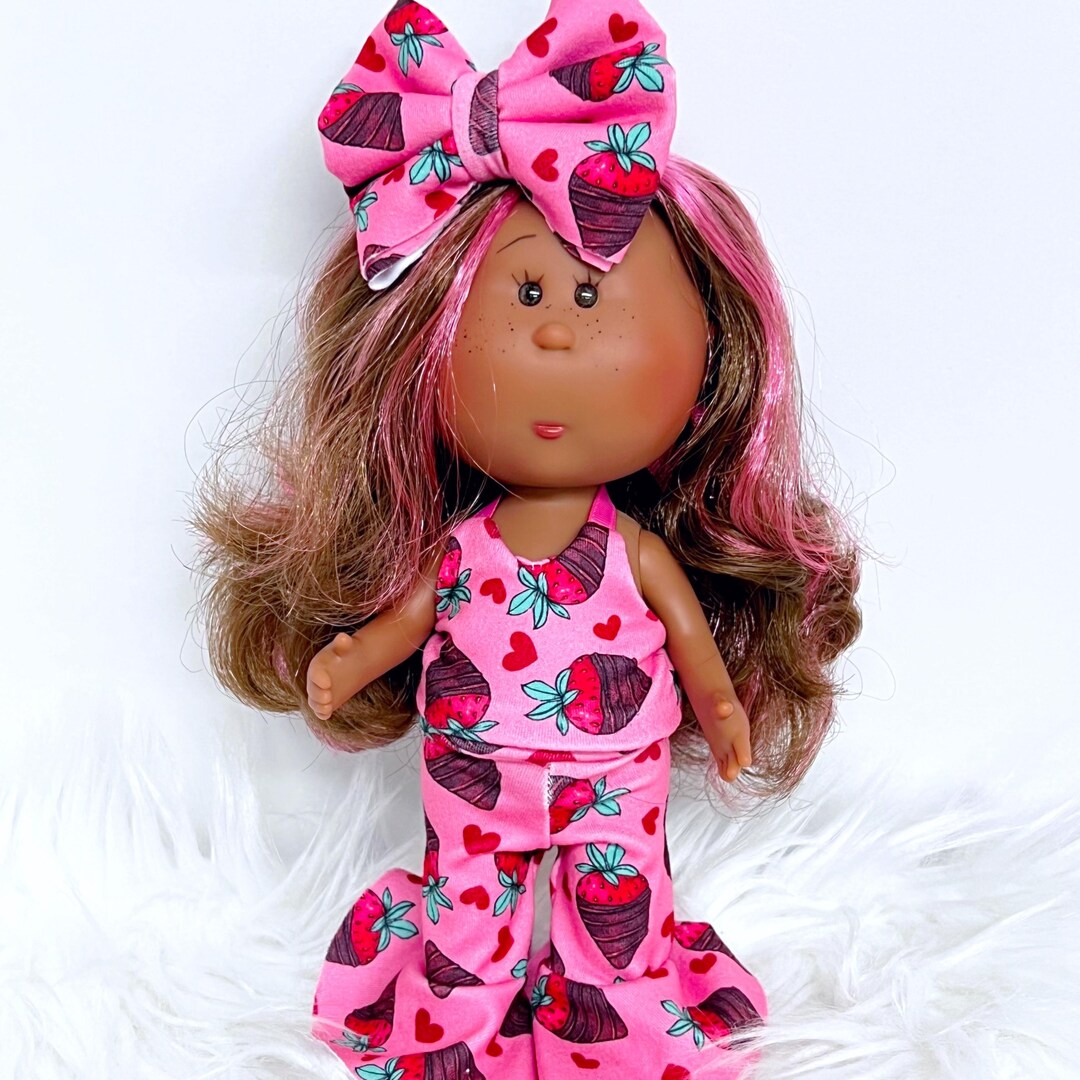 Little Mini Mia 9” Nines Artesanals D'onil Custom Dark Skin Chocolate ...