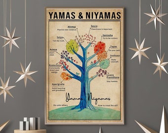 Yama Niyama Poster - Etsy