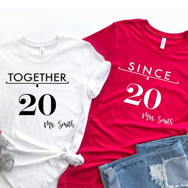 Together Since Shirt - Etsy