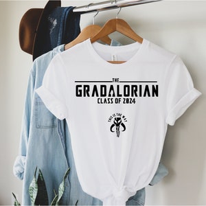 The Mandalorian Graduation 2024, Star Wars Graduate Tee, Gradalorian ...