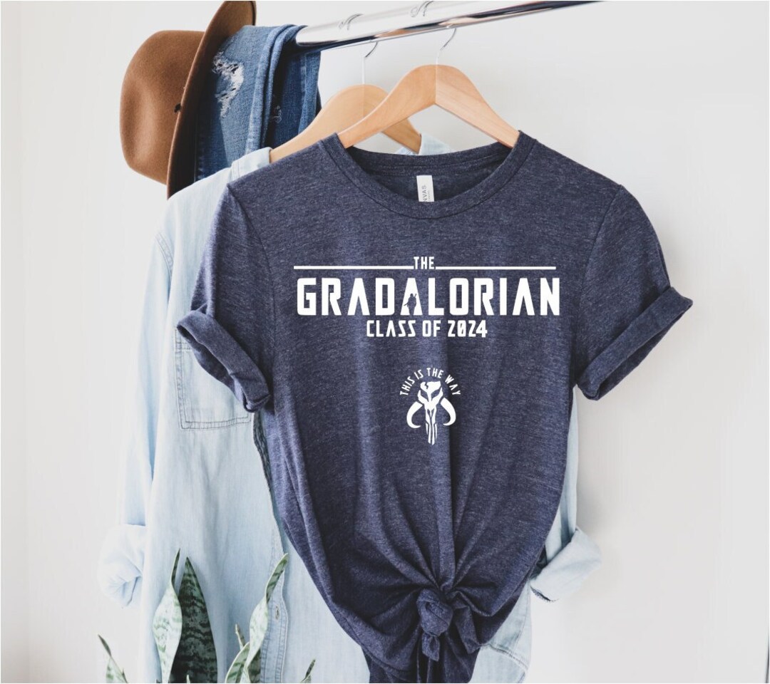 The Mandalorian Graduation 2024, Star Wars Graduate Tee, Gradalorian ...