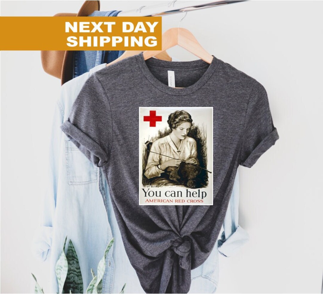 You Can Help Shirt, American Red Cross Day Shirt, Red Cross Tank Top ...