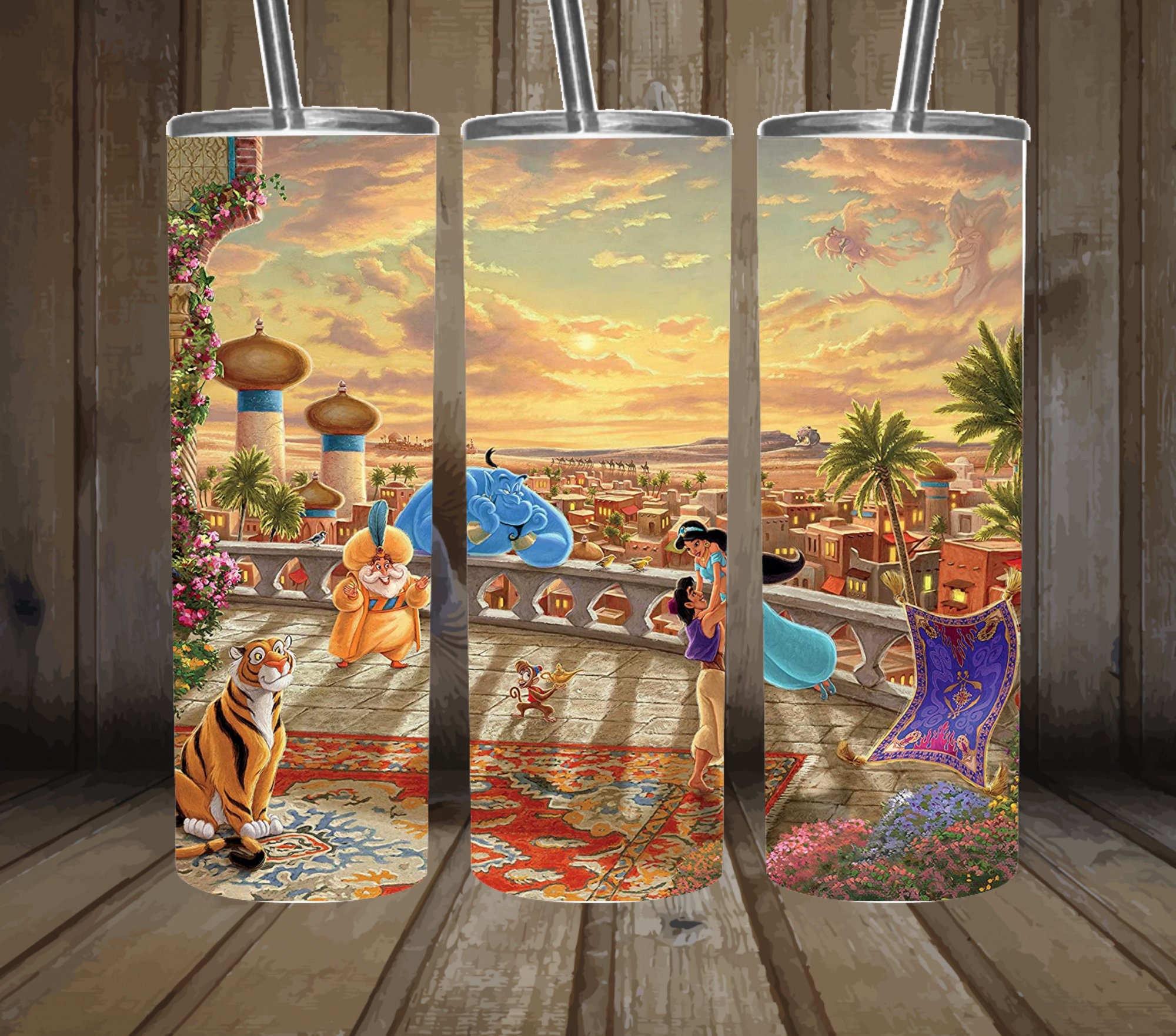 Thomas Kinkade Disney Aladdin