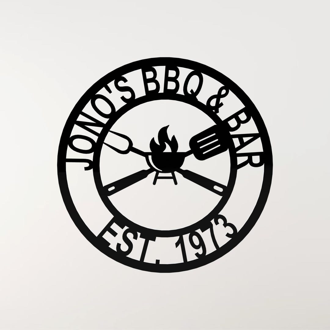 BBQ Sign Metal | Metal Grill Sign | Father's Day Gift | Personalised ...