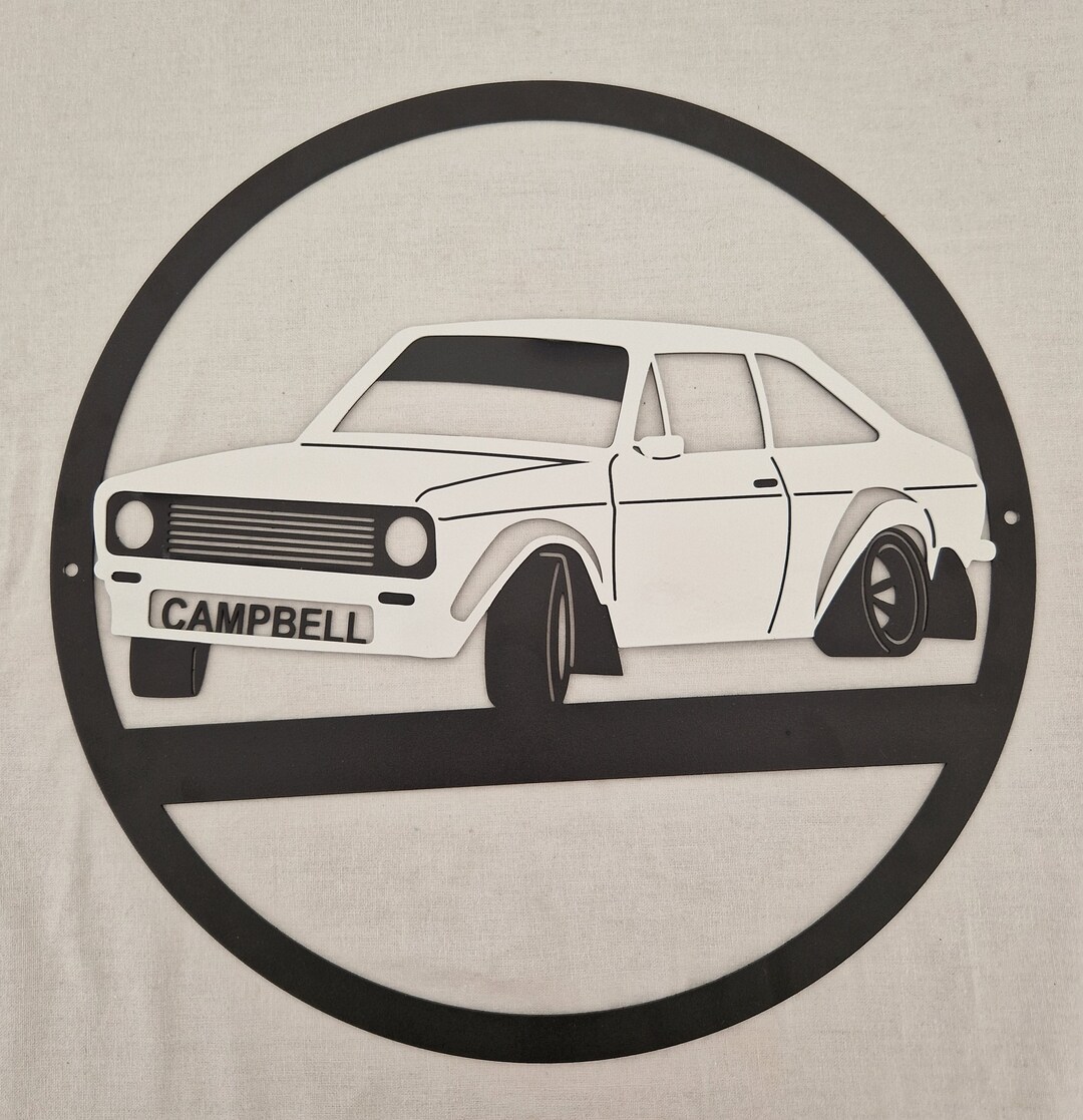 Ford Escort MK2 Metal Sign Rally Car Vintage - Etsy