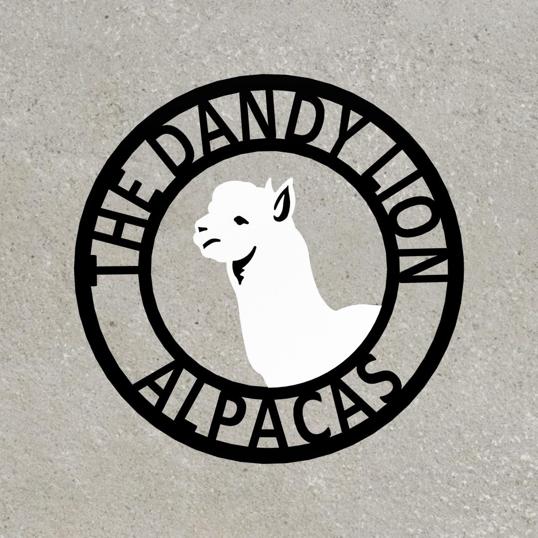 Alpaca Metal Sign | Personalised | Custom Made Farm Sign | Alpaca Gift ...