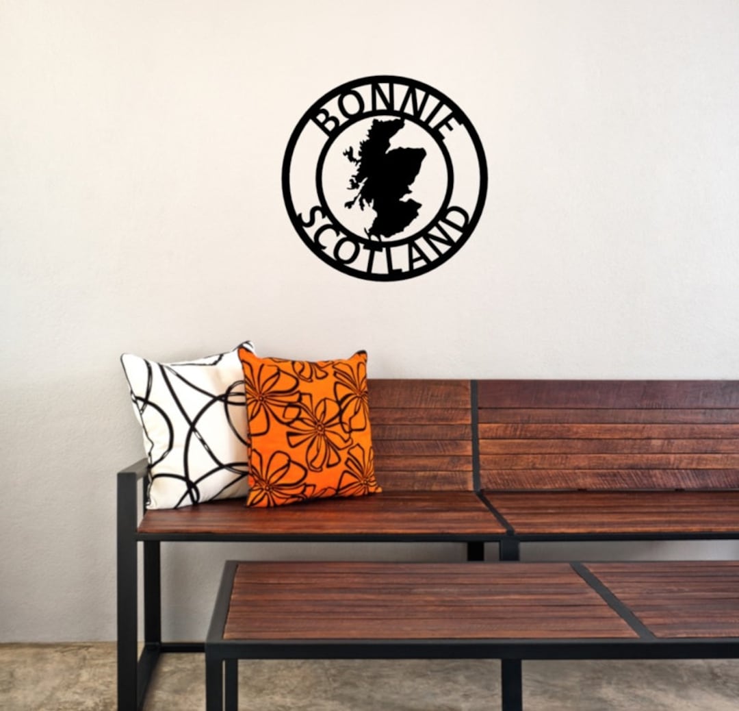 Scottish Theme Metal Sign Indoors Outdoors Personalised Gift - Etsy