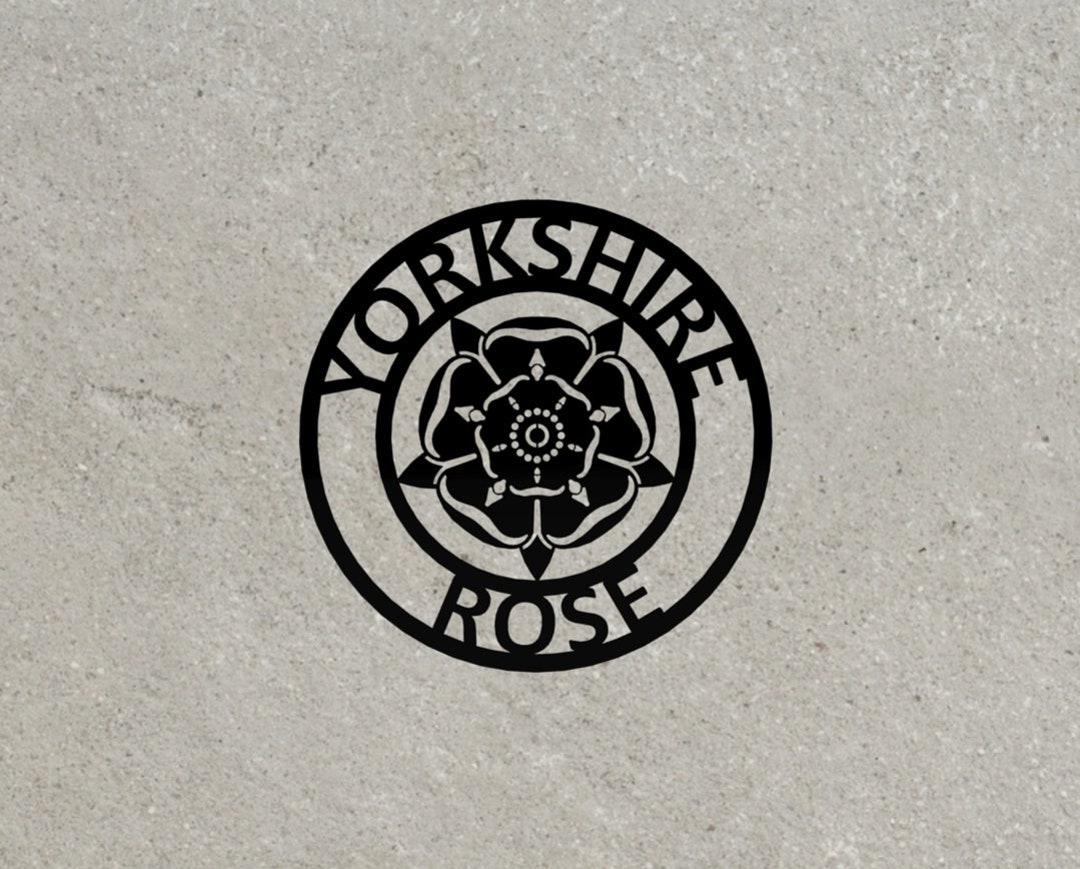 Yorkshire Rose Metal Sign Indoors Outdoors Custom Gift - Etsy