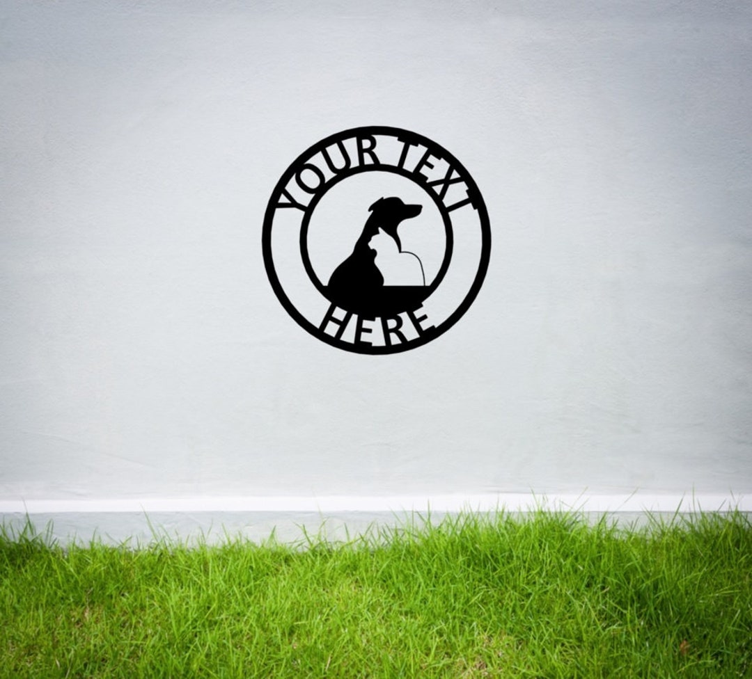 Personalised Dog Cat Pet Sign, Custom Kennel Sign, Pet Gift, Dog Lover ...