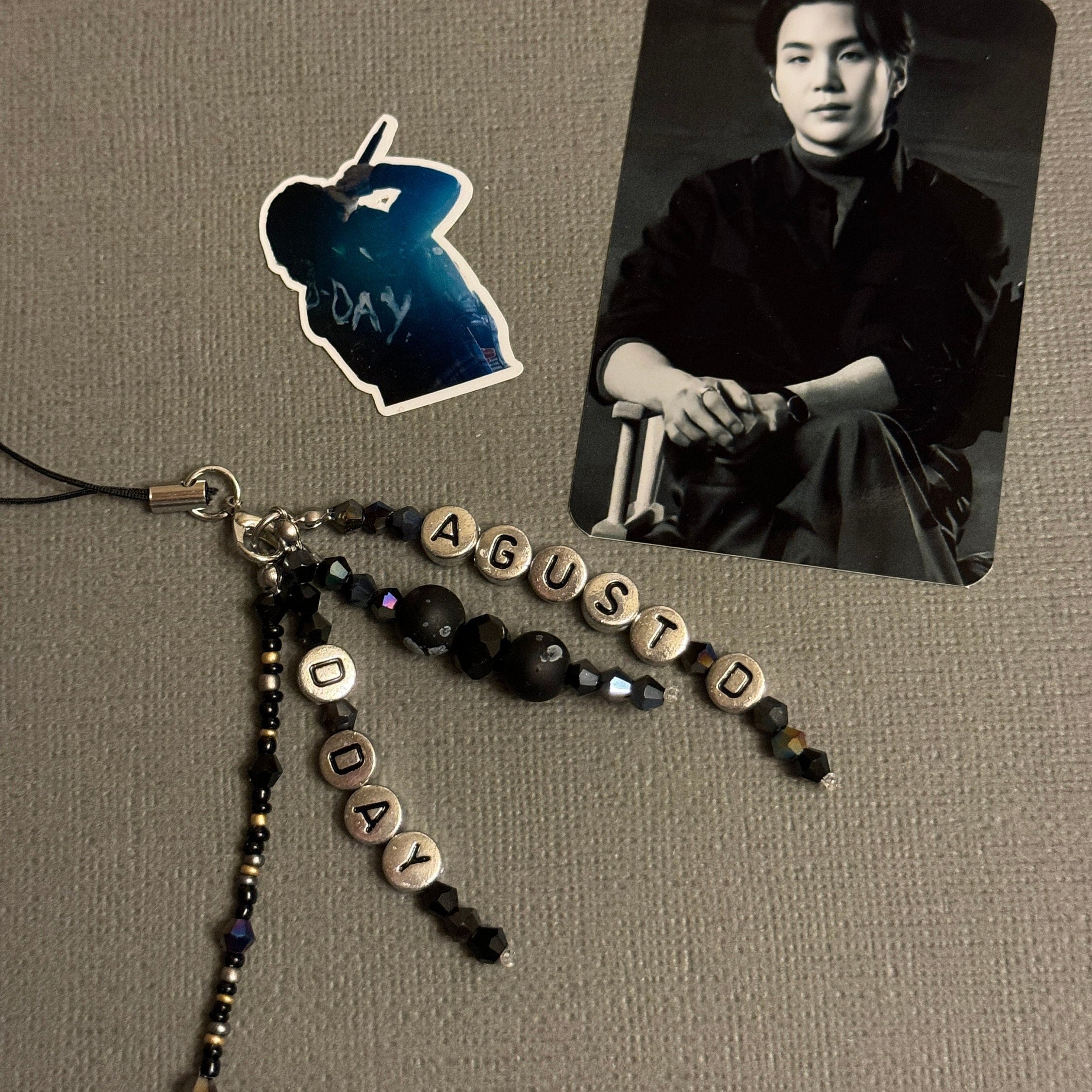 Bts//suga//agust D//yoongi//d Day//army//kpop//lanyard//keychain ...