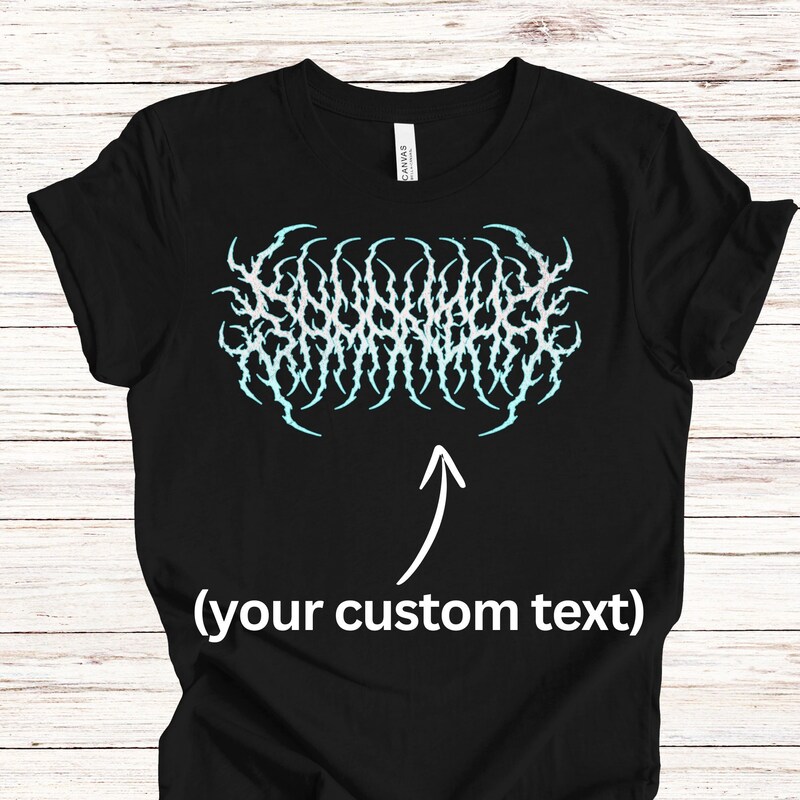 Black Metal Shirt - Etsy