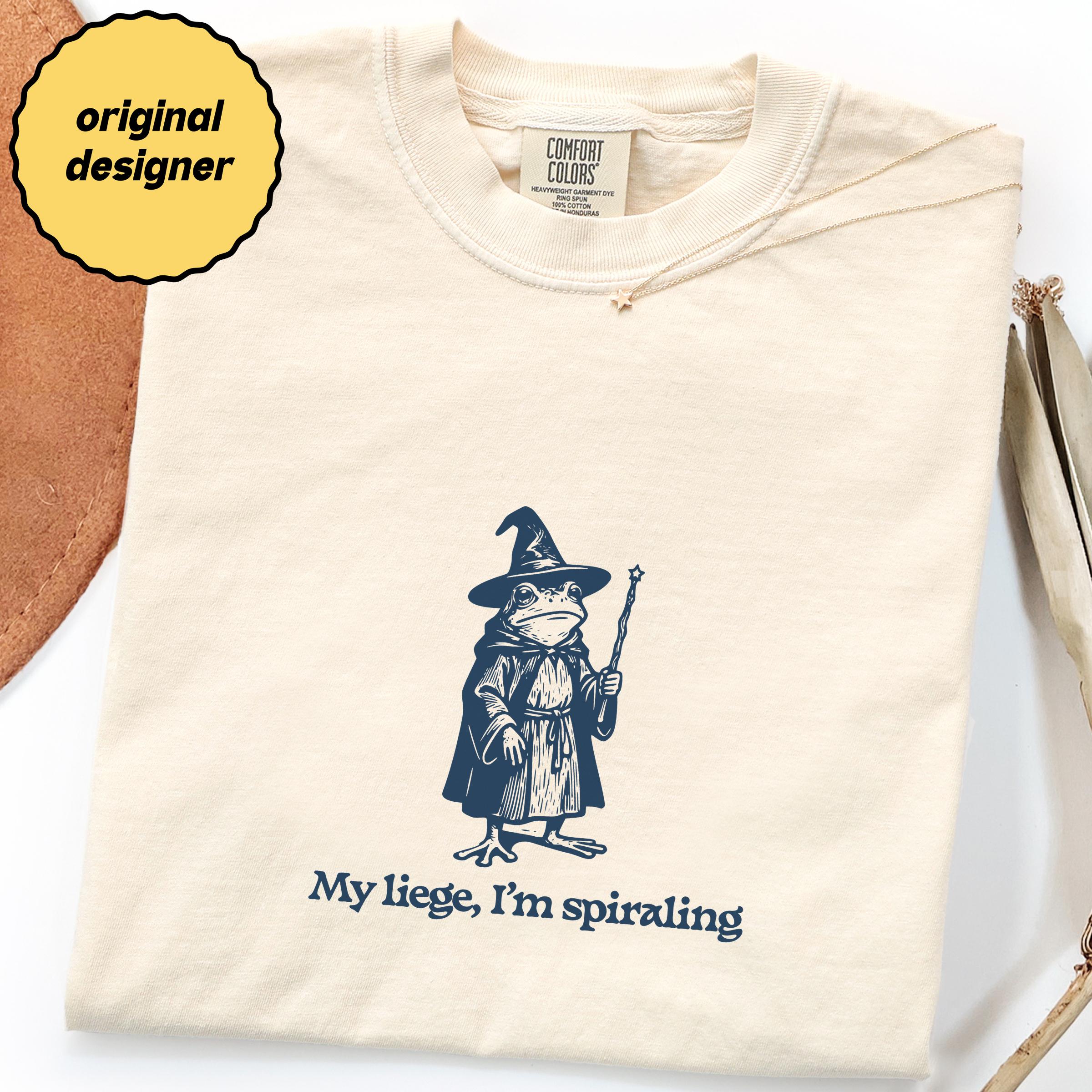 Anxious Frog Wizard Shirt | Funny ADHD / Neurodiversity Tshirt, Unisex ...