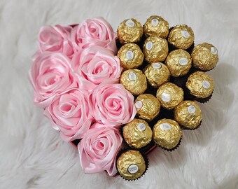 Heart Shape Eternal Rose Box /forever Roses/rosas Eternas/flower ...