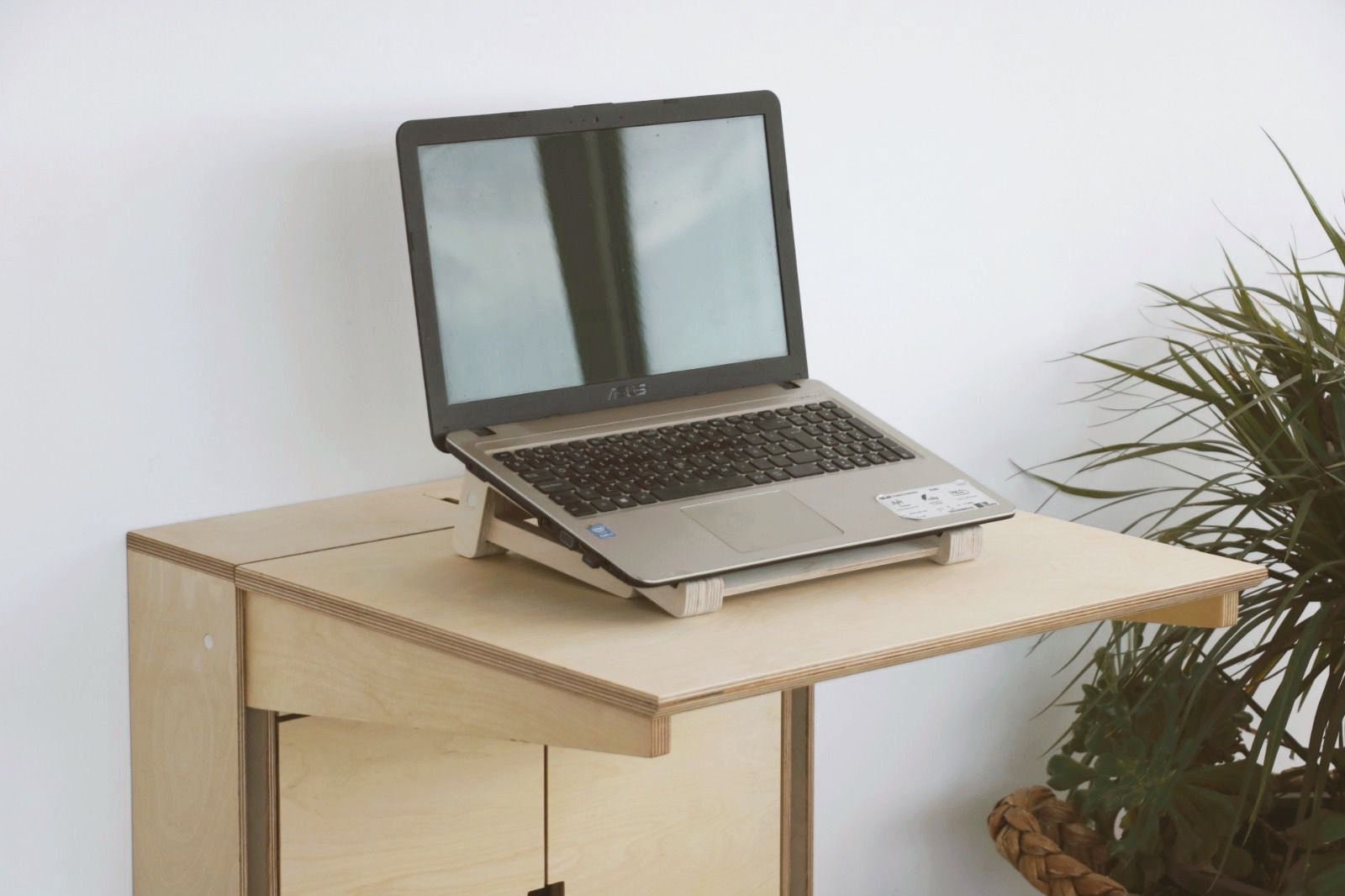 Wooden Laptop Stand Laptop Base Laptop Elevator Laptop Angled Base 2 in ...